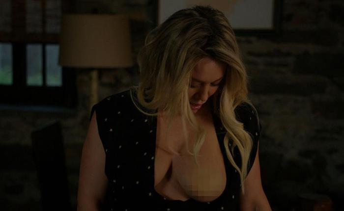 Hilary Duff Finally Shows Off A Bare Boob On Younger